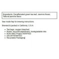 Triple Leaf Tea - Jasmine Green Tea, Decaffeinated, 20 Bag(s), Caffeine ...