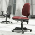 OFM Straton Series Model 119-VAM-AA Swivel Task Chair with Arms, Anti ...