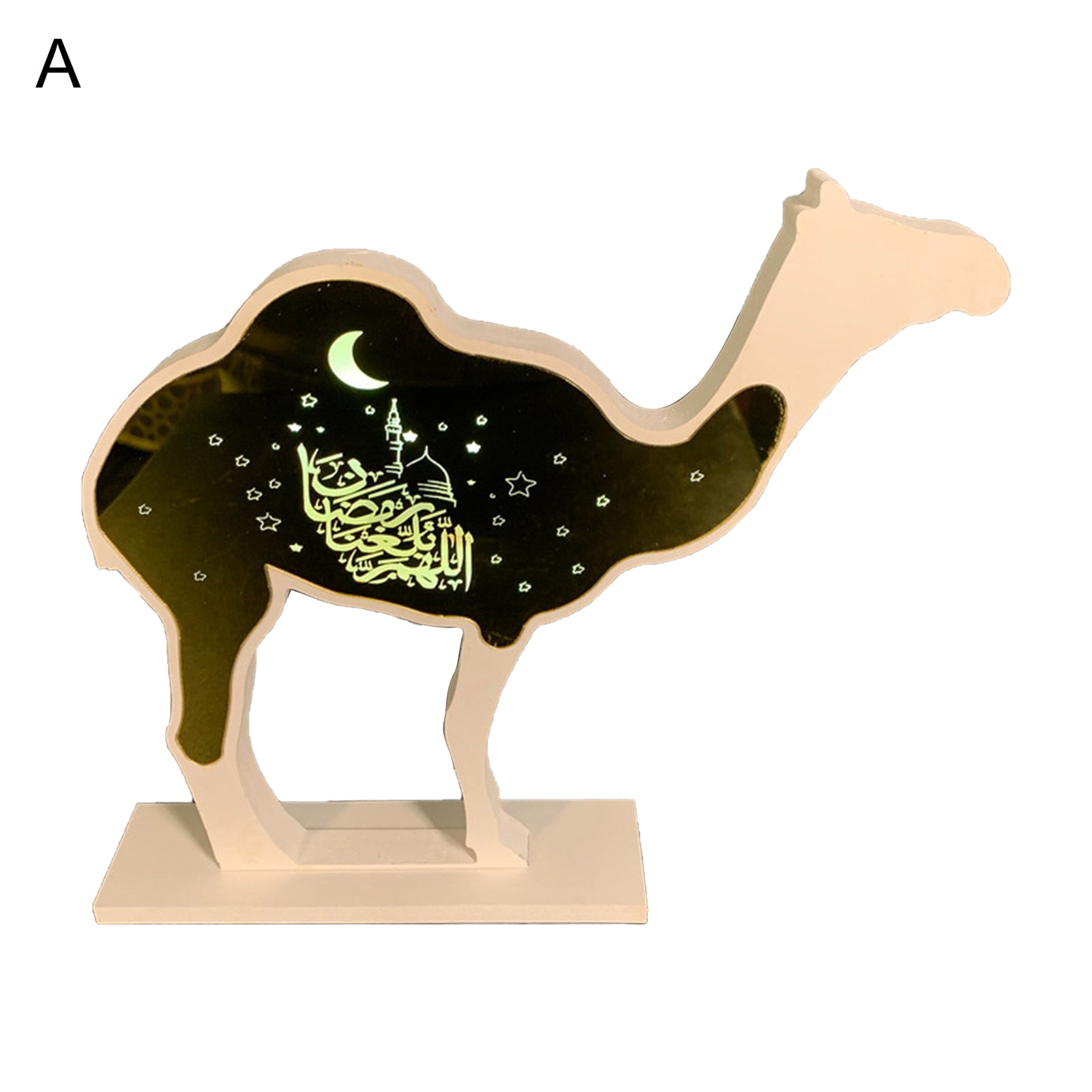 Eid Mubarak Led Light Lantern Teapot Camel Ornament Ramadan Festival ...