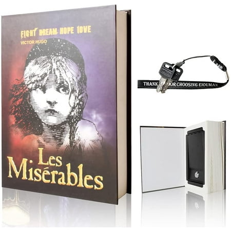 Booksafe Diversion Secret Real Book Hidden Safe with Key Lock Real ...