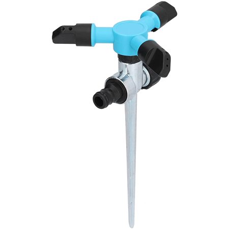 Sprinkler, 360 Degree Automatic Rotating 3-Arm 4 Nozzles Watering ...