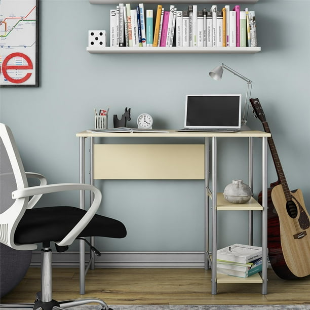 Mainstays Basic Metal Student Computer Desk, Yellow - Walmart.com
