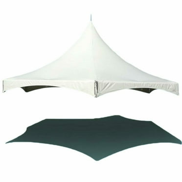 TentandTable High Peak Frame Party Tent Top Only, White , 15 ft x 30 ft ...