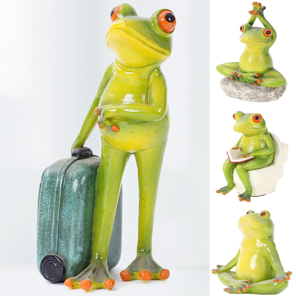 Travelwant Frog Ornament Statues Decor Funny Desgin, Frog Stuff, Gift ...
