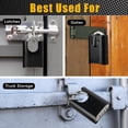 4-Digit Combination Lock Outdoor Padlock - Heavy Duty Locker with ...