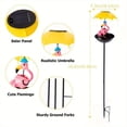 Bird Feeders Art Ornaments Solars Lamp Large Capacity Weather ...