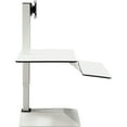 Lorell, LLR99549, Sit-to-Stand Electric Desk Riser, 1 Each, White ...