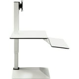 Lorell, LLR99549, Sit-to-Stand Electric Desk Riser, 1 Each, White ...