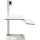 Lorell, LLR99549, Sit-to-Stand Electric Desk Riser, 1 Each, White ...