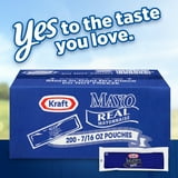 Kraft Real Mayo Mayonnaise Single Serve Pouches, 200 ct Box - Walmart.com