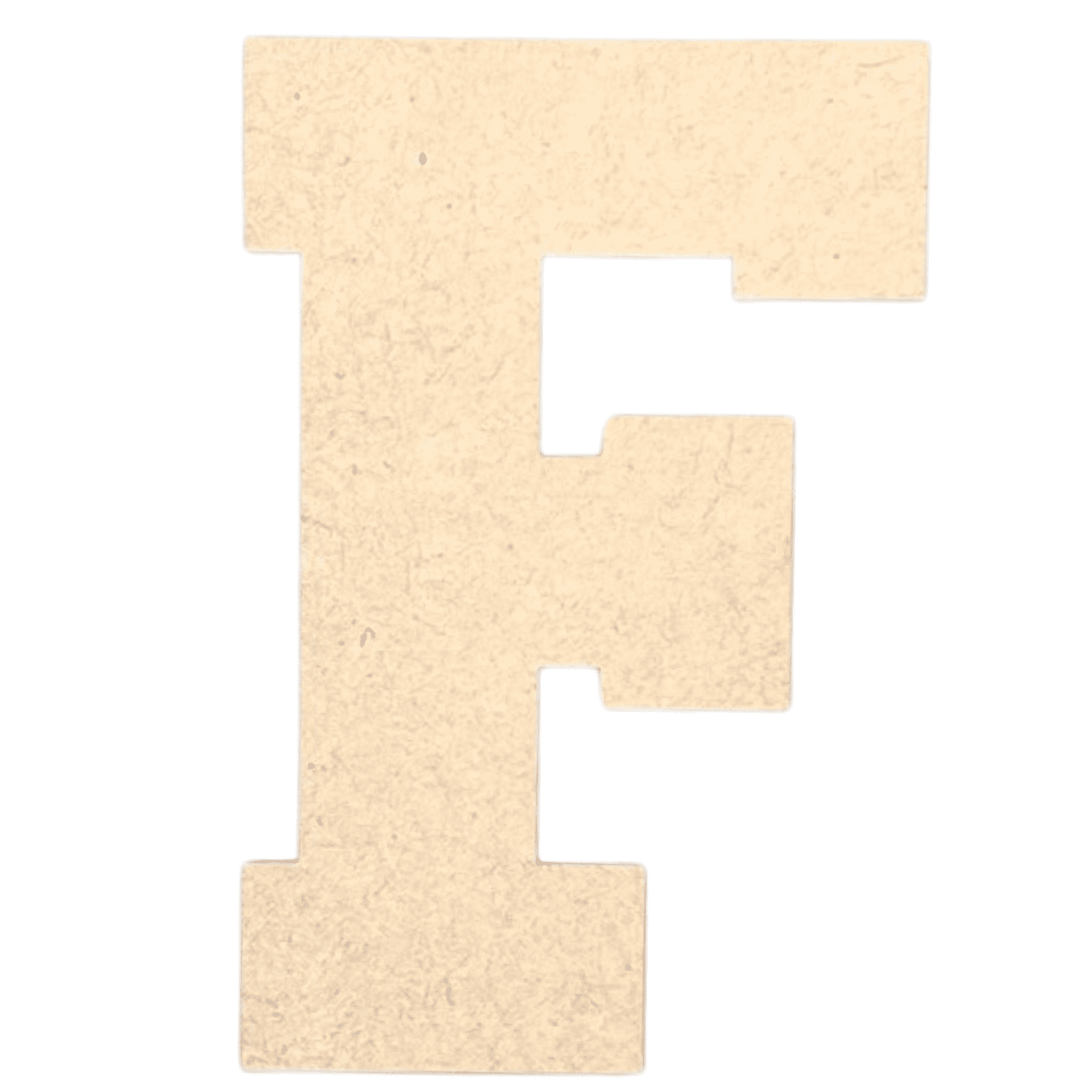 Krafty Supply - 10" Tall MDF Letter F | 1/4" Thick |Collegiate|Wooden ...
