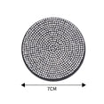 ACDANC 2026 New 4Pcs White Car Coasters Luxury Rhinestone Car Cup ...