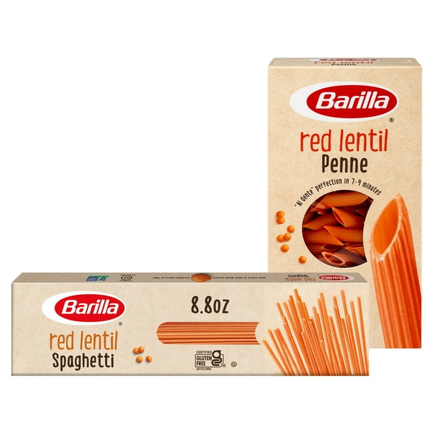 Barilla? Red Lentil Spaghetti & Penne Pasta Variety Pack 6 pc Box ...