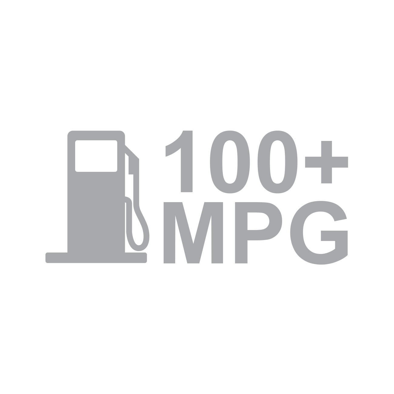 100 MPG Sticker Decal Die Cut - Self Adhesive Vinyl - Weatherproof ...