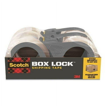 Box Lock Shipping Packaging Tape, 3" Core, 1.88" X 54.6 Yds, Clear ...