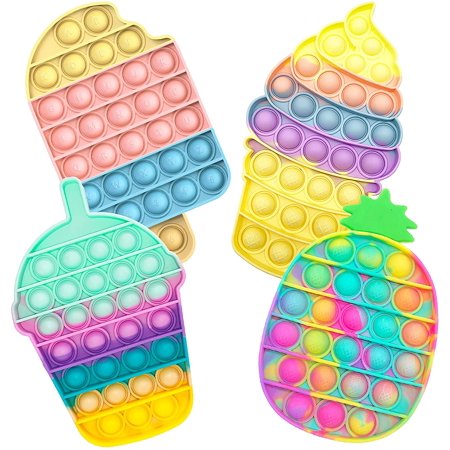 HTCM 3 Pack Fruits Push Pop Bubble It Sensory Fidget HTCM s, Simple ...