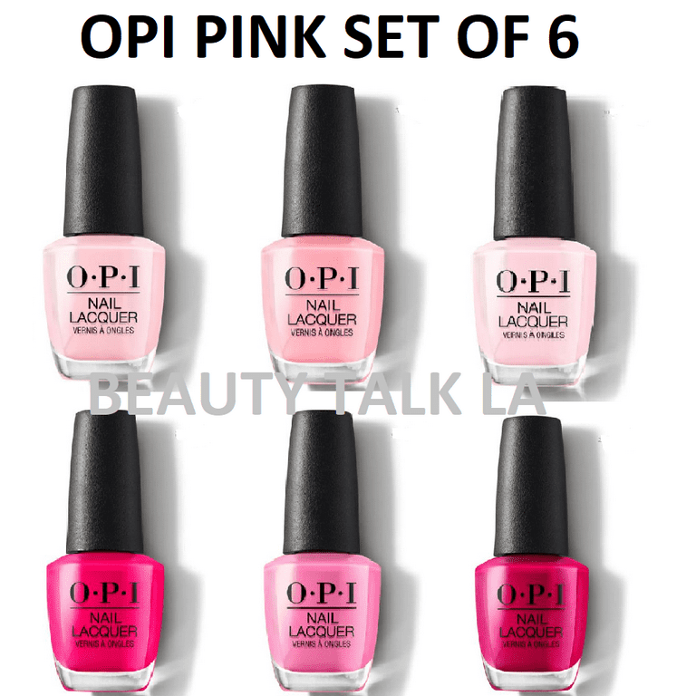 Opi Nail Polish Color Chart Pink