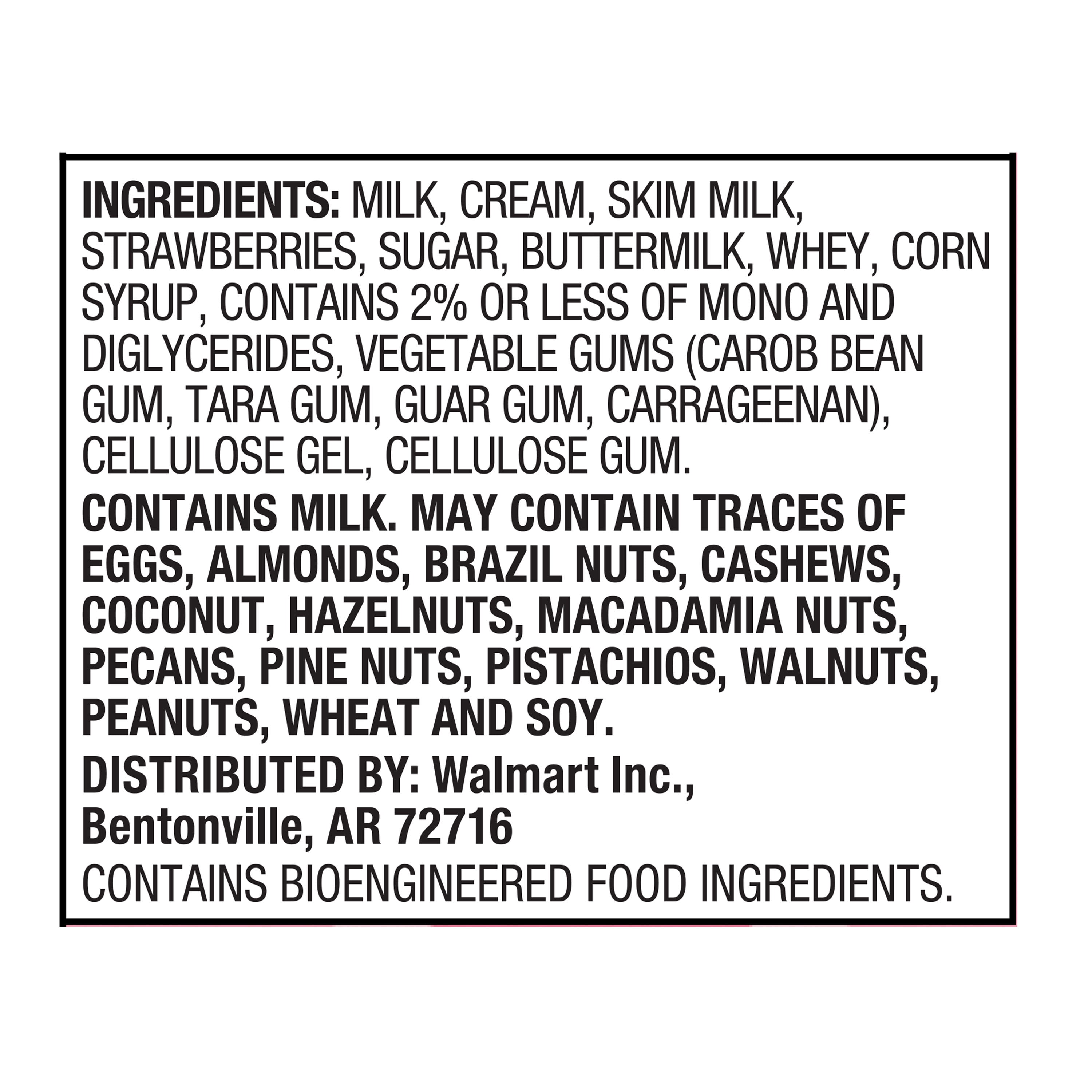 Great Value Strawberry Ice Cream