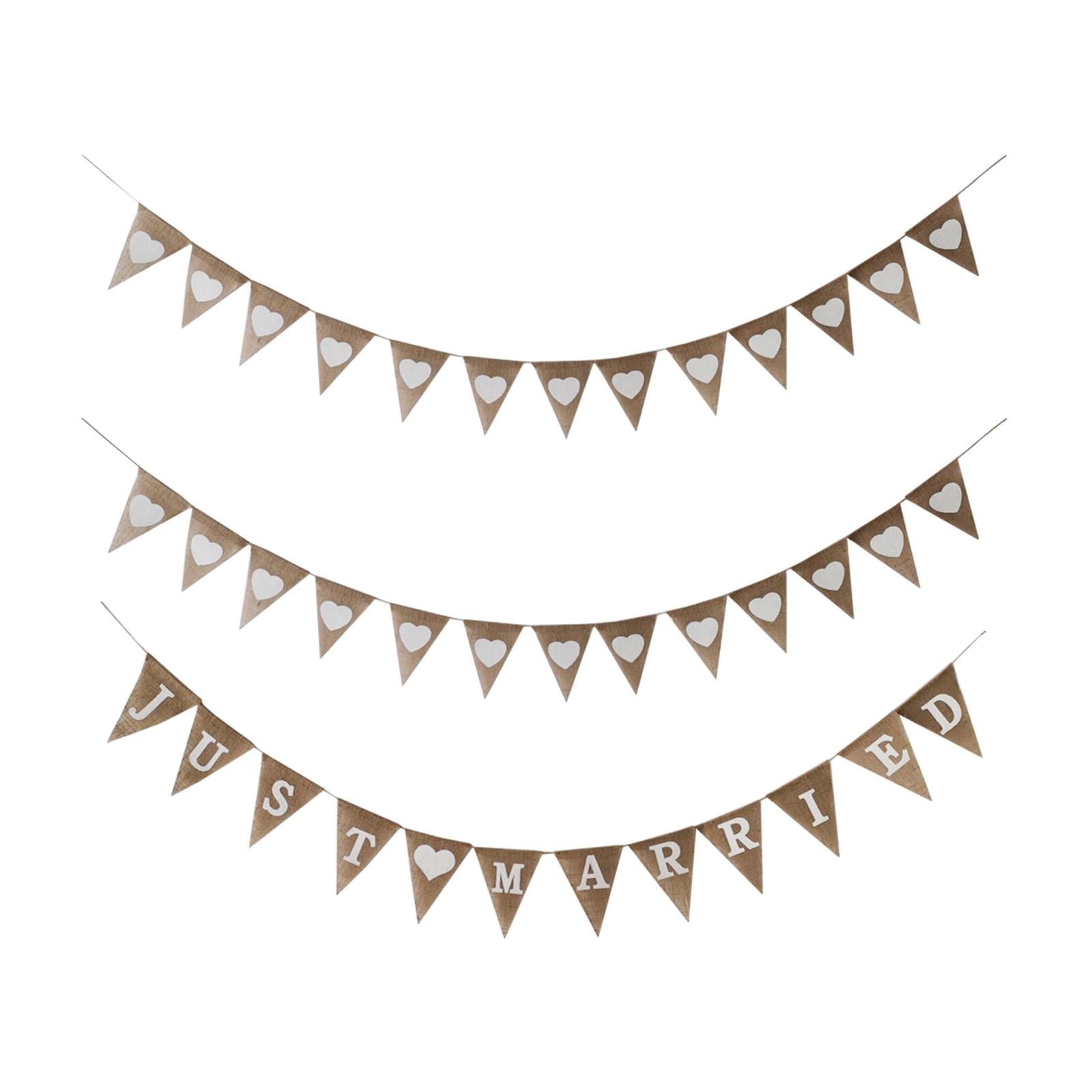 Click here for Elodie Wedding Banner Just Married Banner For Brid... prices