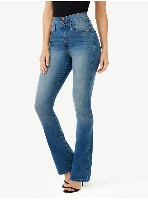 High Waisted Bootcut Jeans