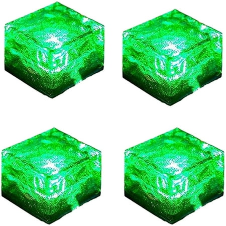 Solar Ice Cube Lights Solar Brick Light LED Landscape Light Crystal ...