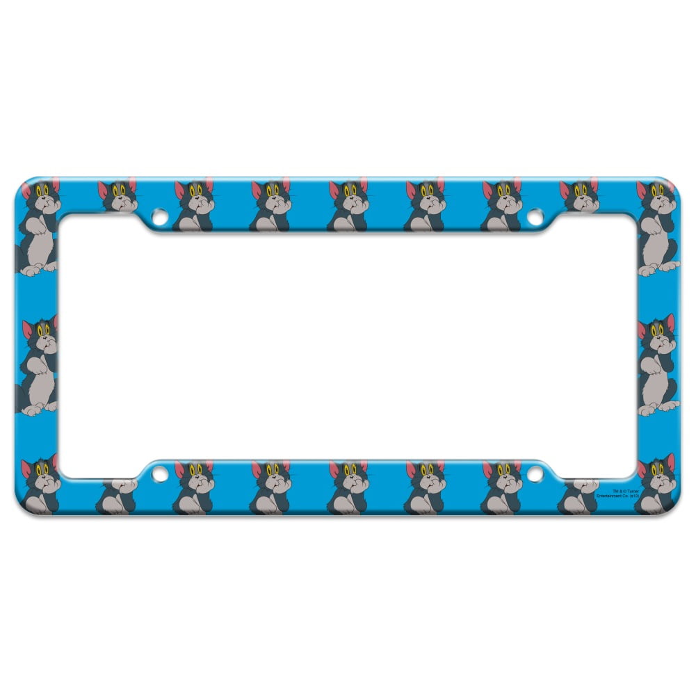 Tom and Jerry Tom Character License Plate Tag Frame - Walmart.com
