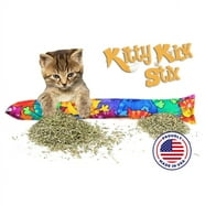 "USA Kitty Kick Stick Catnip Kickers - 11"" Handmade Toys Set of 2 ...