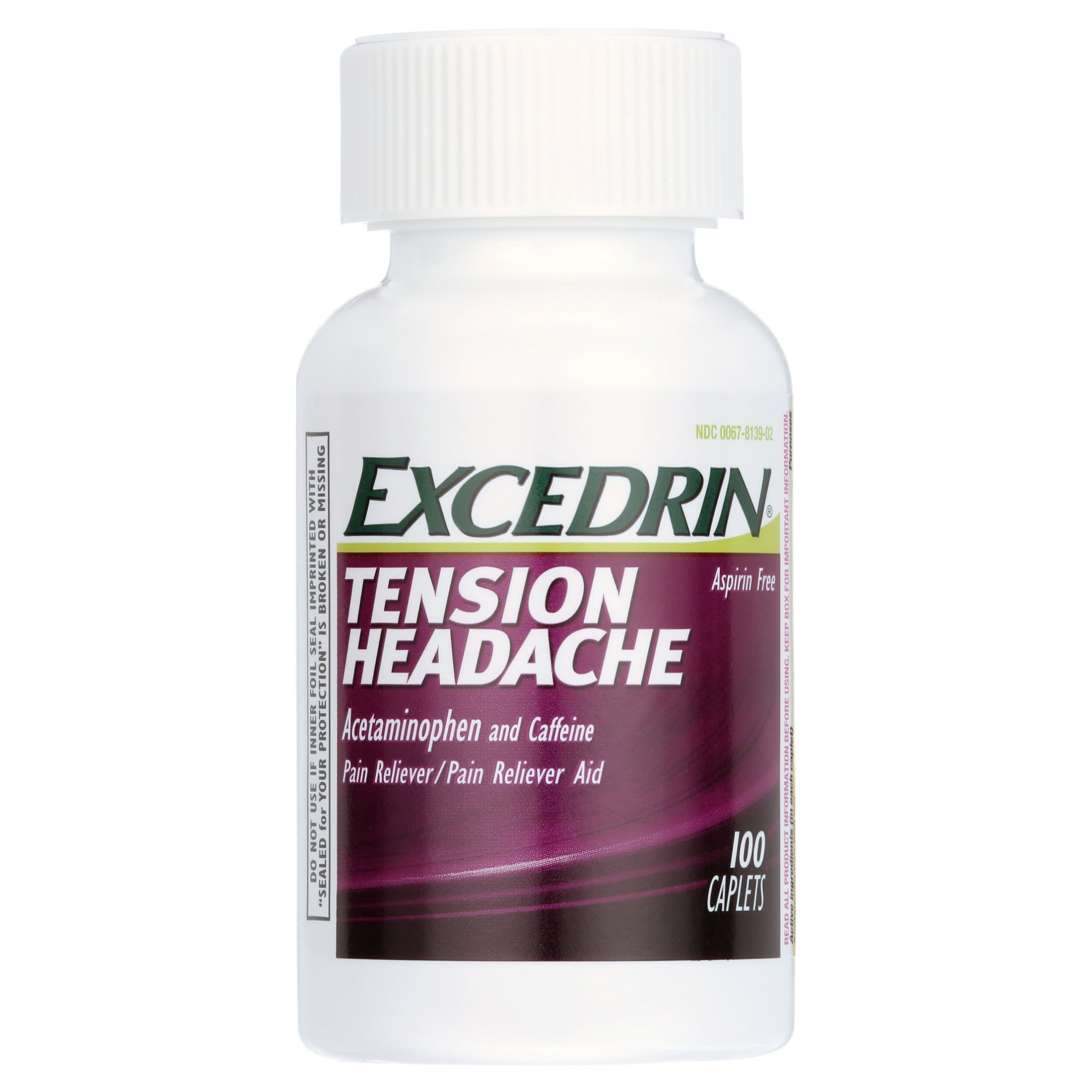 Excedrin Tension Headache Relief Caplets, 100 Count in Nepal at NPR ...