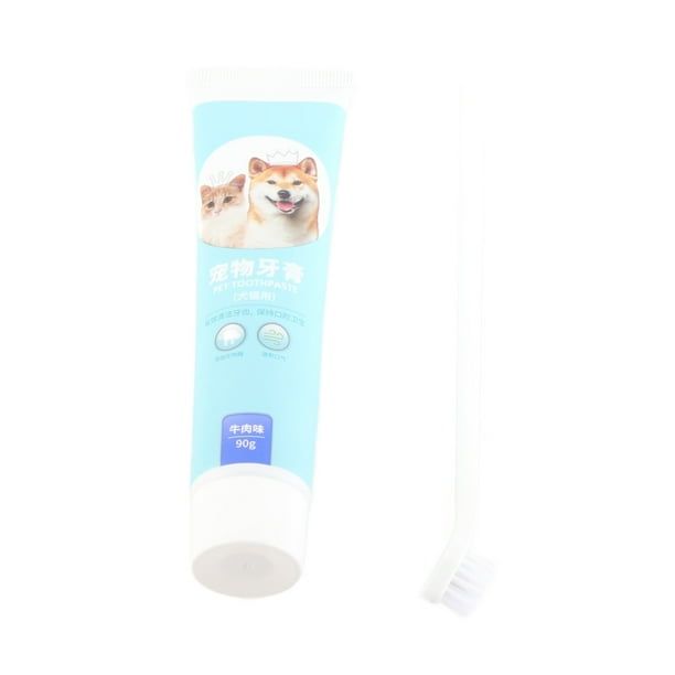Pet Toothpaste And Toothbrush Kit With Beef Flavor, Removes Tartar ...