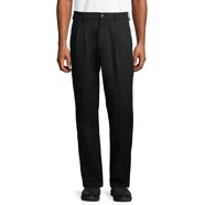 George Men's Microfiber Performance Pleated Dress Pant - Walmart.com