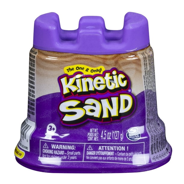 Kinetic Sand - Single Container - 4.5 oz - Purple - Walmart.com