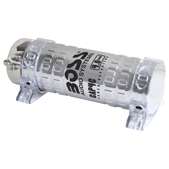 NEW BOSS CAP4C 4 FARAD LED Digital Voltage Display Car Audio Capacitor ...