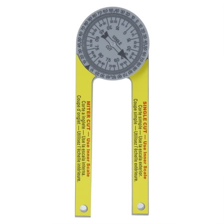 Miter Saw Protractor, Protractor Plastic Material Measuring Ruler 3 ...