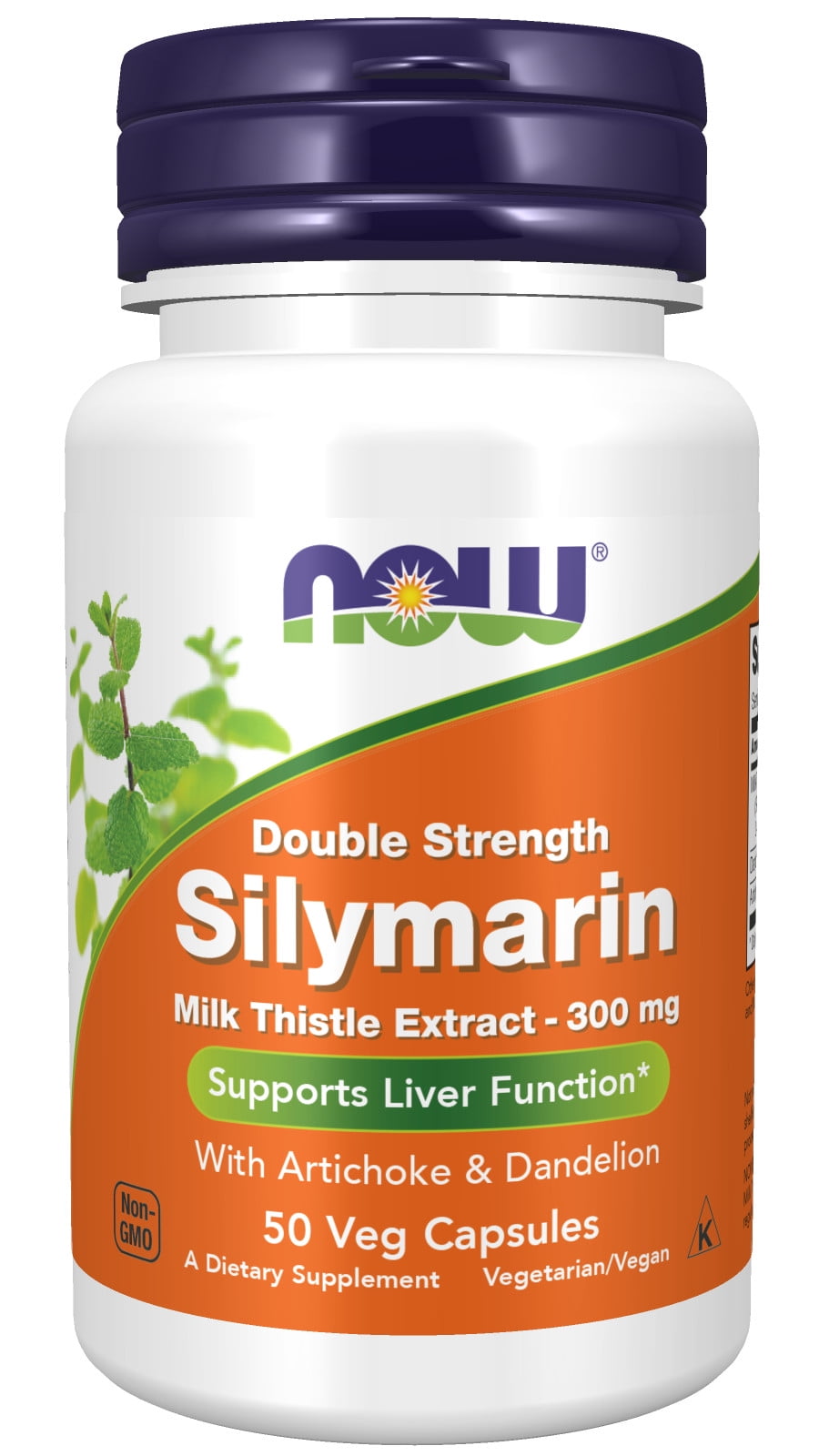 NOW Supplements, Silymarin Milk Thistle Extract 300 mg with Artichoke ...
