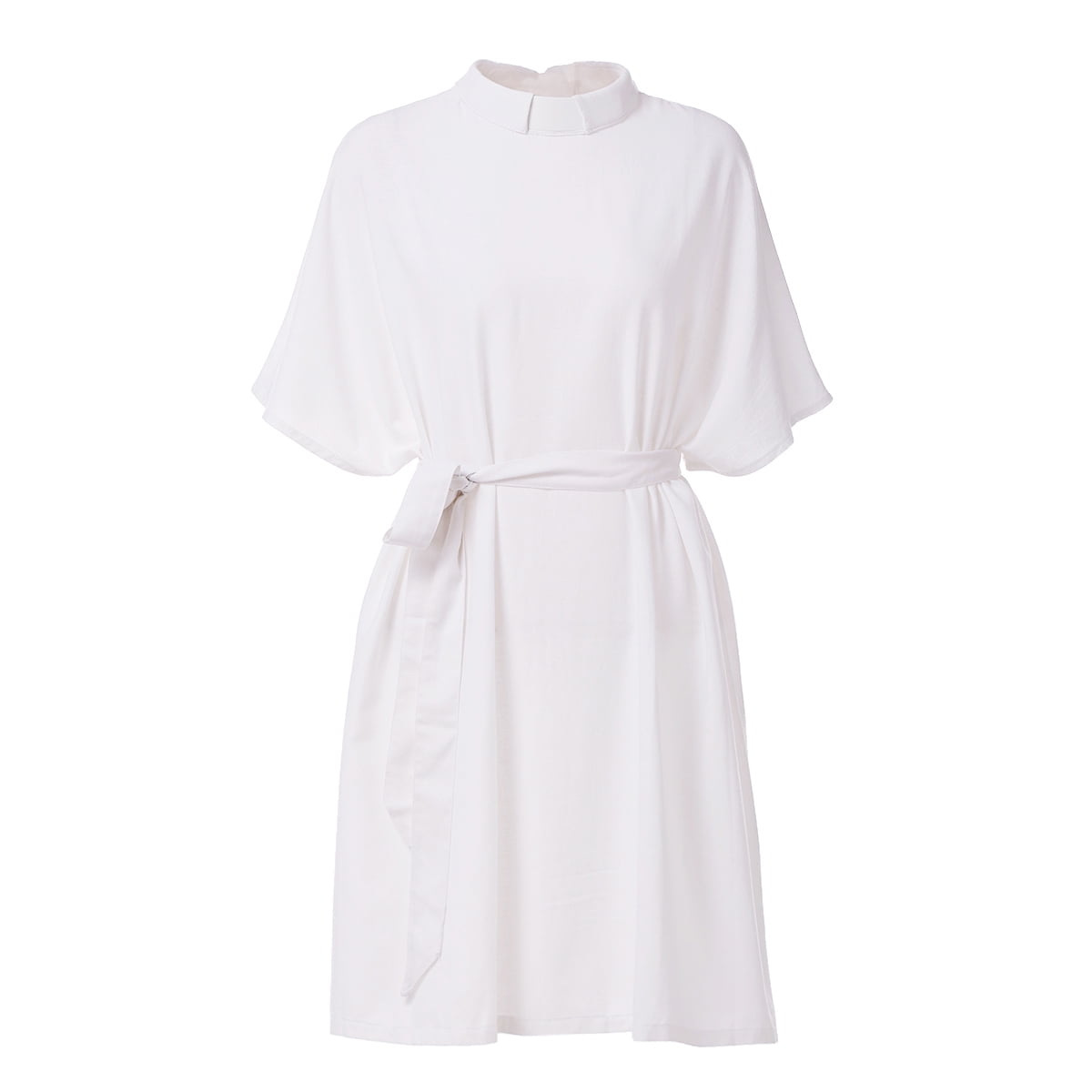 GRACEART Women Clergy Dress Priest Ruched Dress Clerical Pencil Dress ...