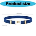 Adjustable Stretch Belt For Girls And Boy Metal Closure Waistband ...