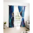 Abstract Art Elephants Blackout Curtains for Bedroom/Living Room ...