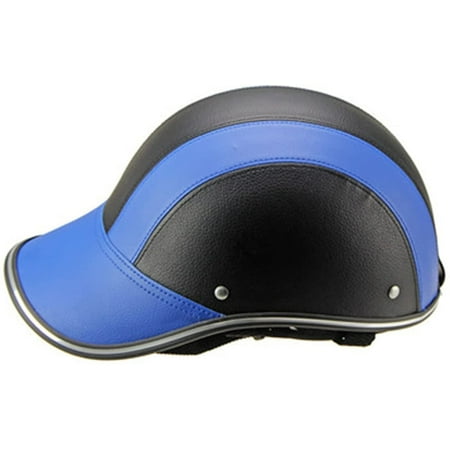 Motorcycle Half Open Face Helmet Baseball Cap Style Bike Helmet AntiUV ...