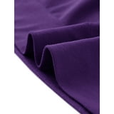 Allegra K Women's Wrap V Neck Ruched Button Decor Short Sleeve Top ...