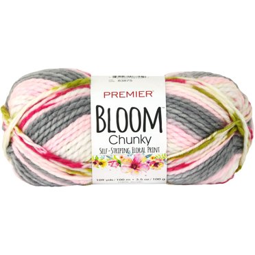 Premier Bloom Chunky Yarn - Hydrangea - Walmart.com