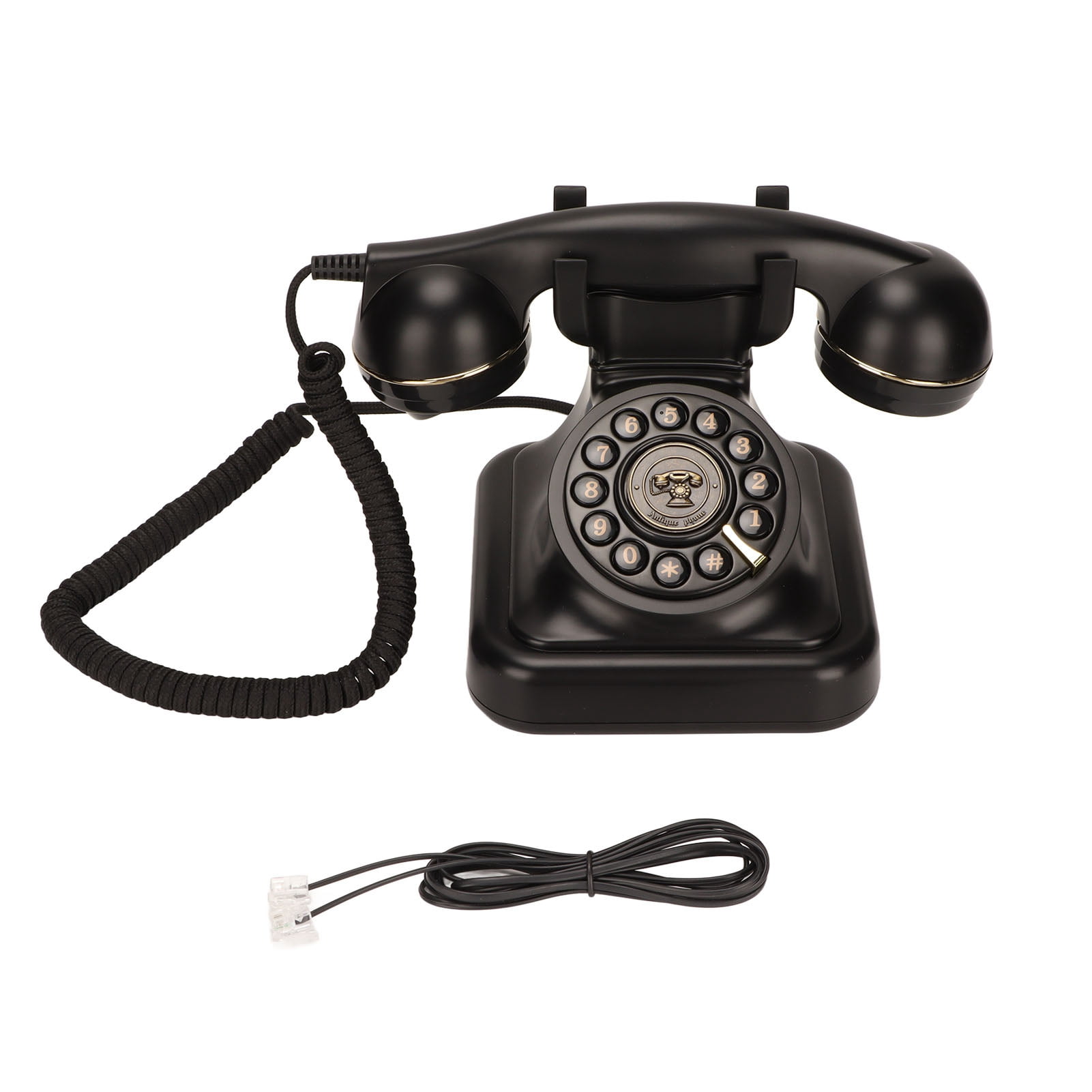 Buy Old Fashioned Desk Telephone, Disc Dialing Button Vintage Landline ...