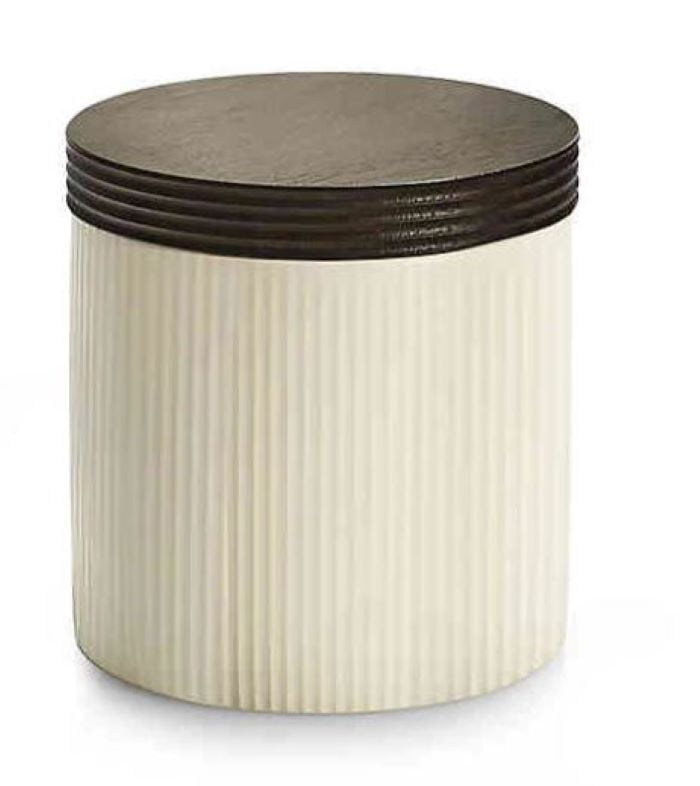 Nambe Origin Stoneware Food Canister Small 50 Oz, White - Walmart.com