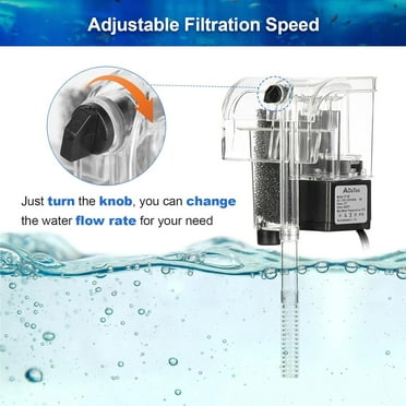 Kojooin 3-in-1 External Filter Box Silent Waterfall Circulating Trickle ...