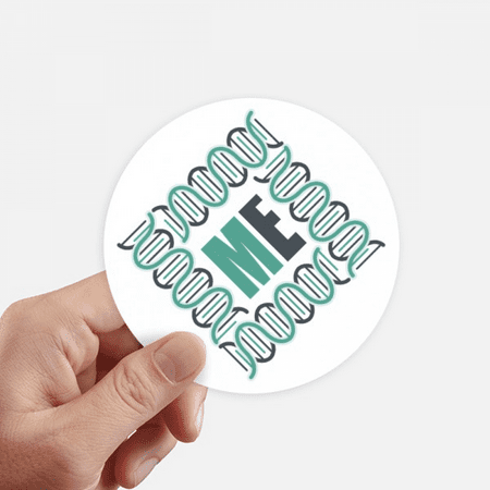 Gene Framework Circulates Body Sticker Round Wall Suitcase Laptop Label ...