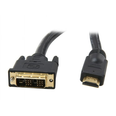 StarTech.com DVIDDMM25 Black & White Male to Male DVI-D Dual Link ...