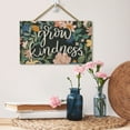 CounterArt "Grow Kindness" Hanging Wood Wall Sign - Walmart.com
