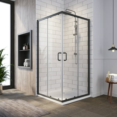 Craft + Main Gfs424278 Jetcoat 42" X 42" X 78" Two Panel Corner Shower ...