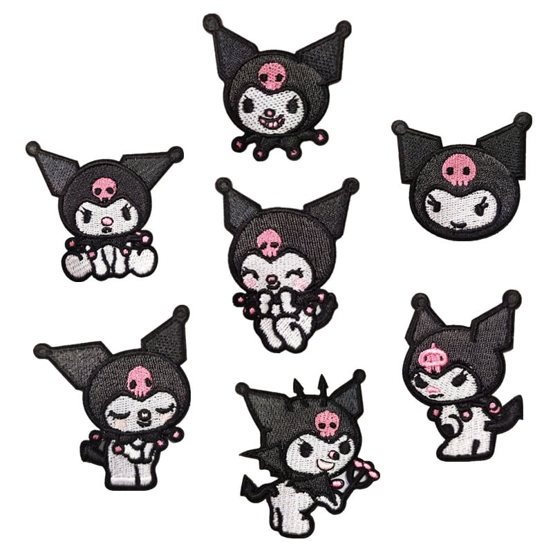 Click here for 7pcs Cartoon Kuromi Anime Self-Adhesive Applique F... prices