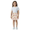 Carrot Star Rabbit Athletic Skirt with Pockets and Built-in Shorts for ...