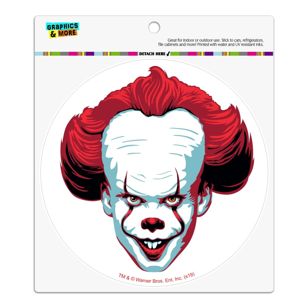 IT Pennywise Come Home Automotive Car Refrigerator Locker Vinyl Circle ...